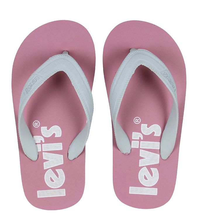 Levis Flip Flops South Beach 2.0 Blue Pink KW US